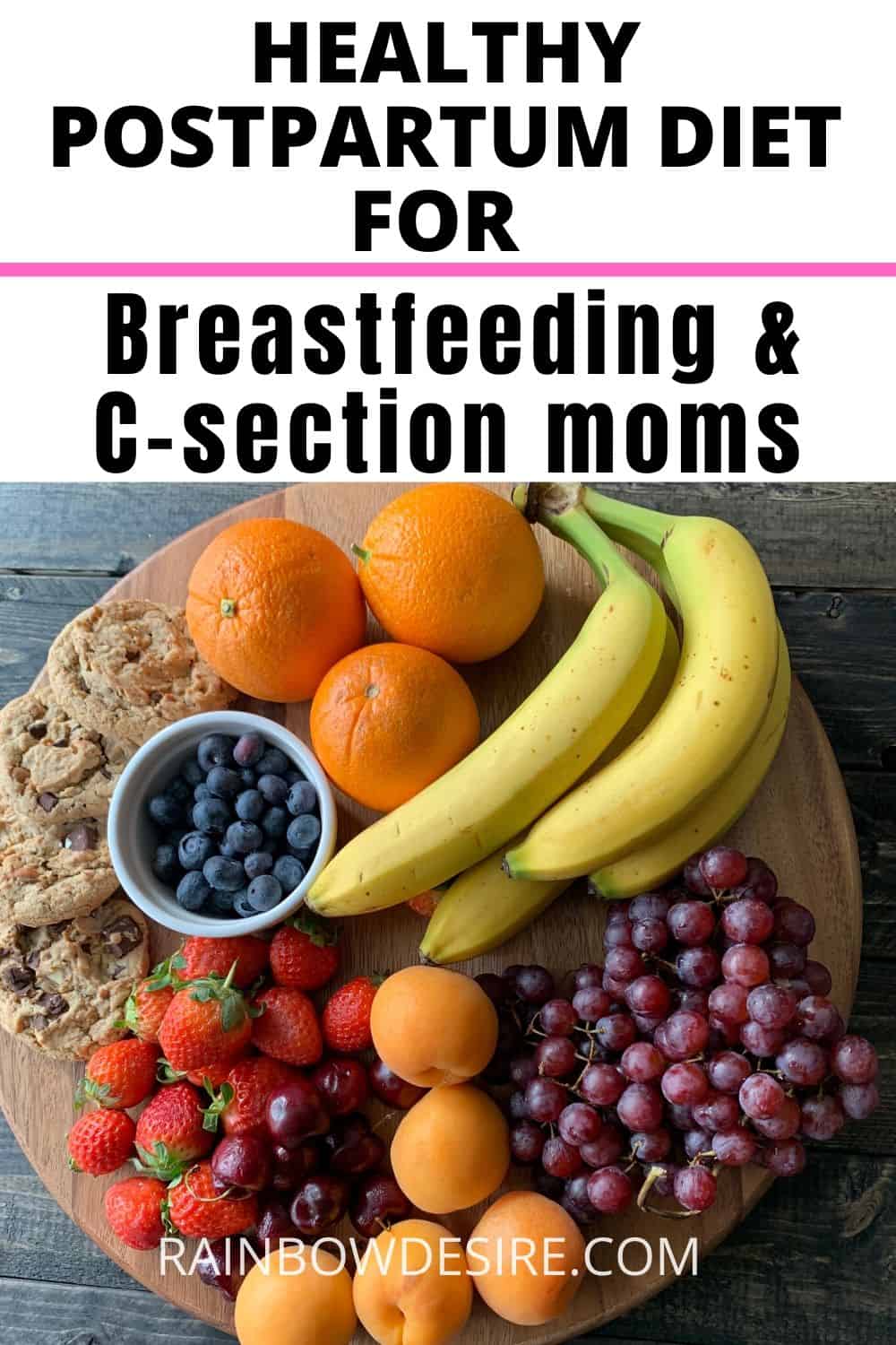 Postpartum healthy eating for Moms - why is it important? - Rainbow Desire