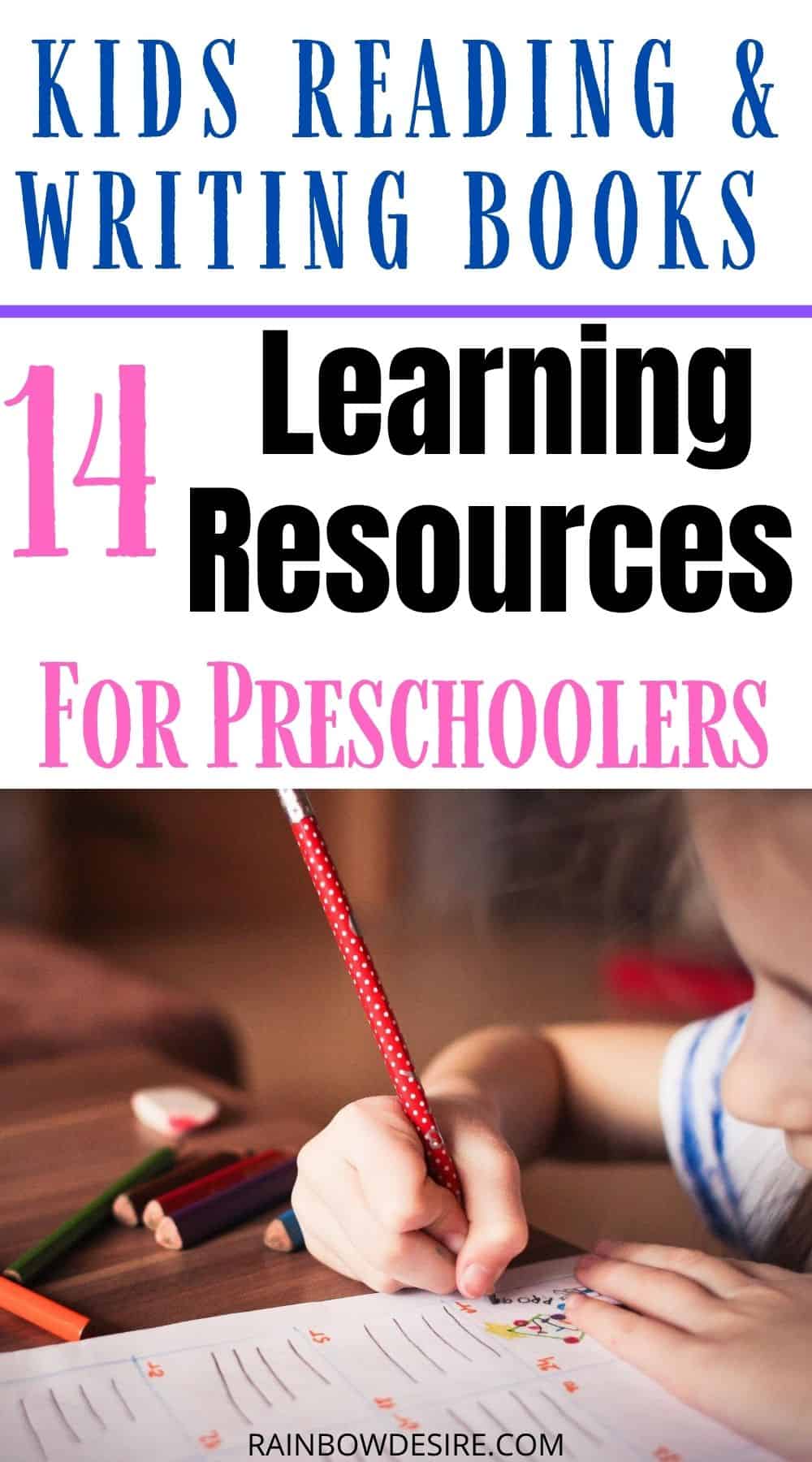 14 Early Learning Books for 3 to 5-year-old preschoolers - Rainbow Desire