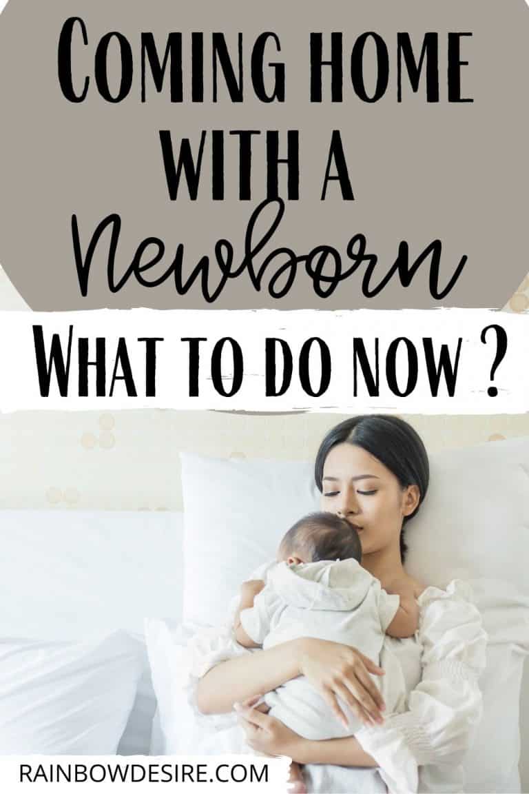 Coming home with a newborn - what to do now - Rainbow Desire