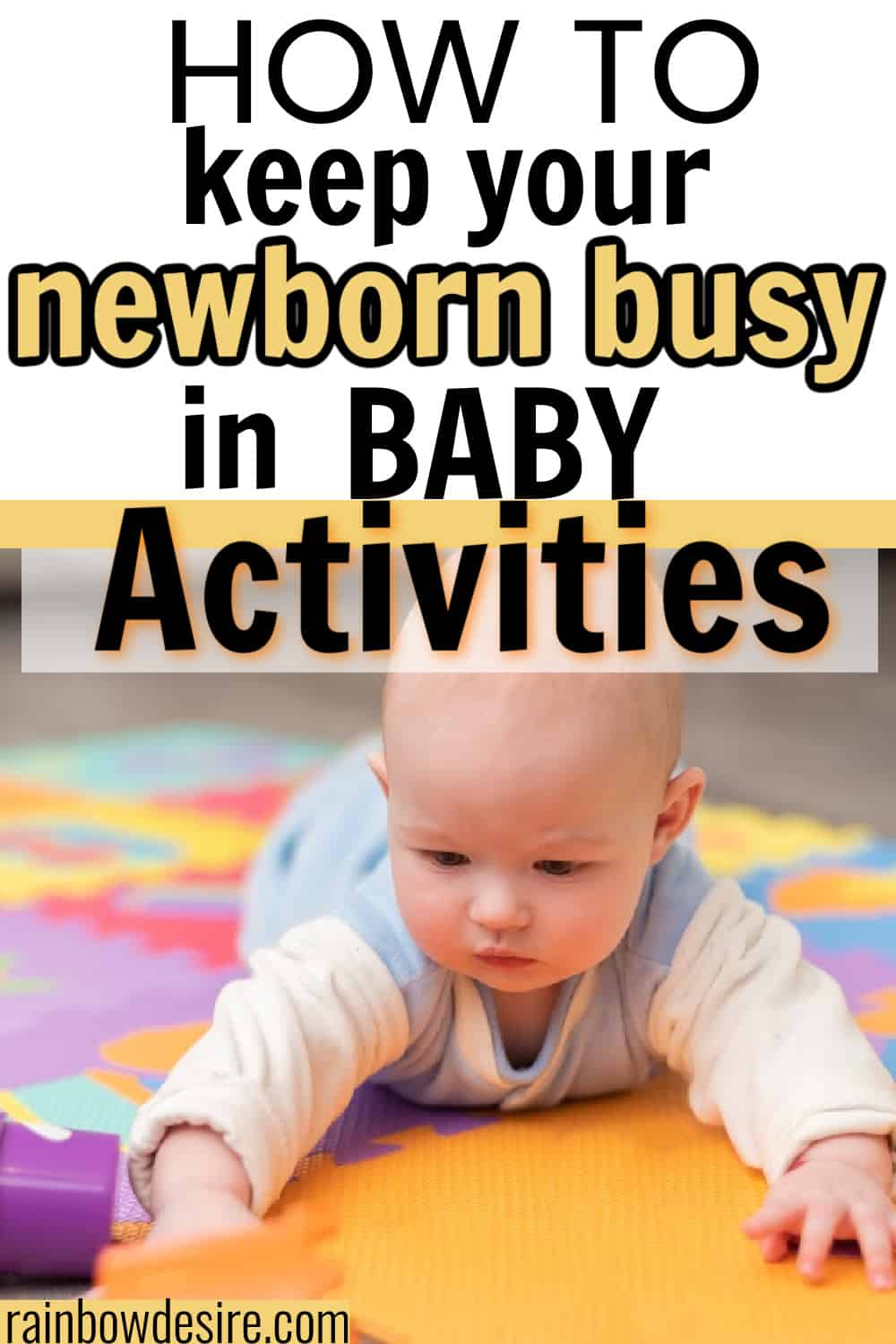 Sensory development activities for babies (0-6 months old) to try at ...