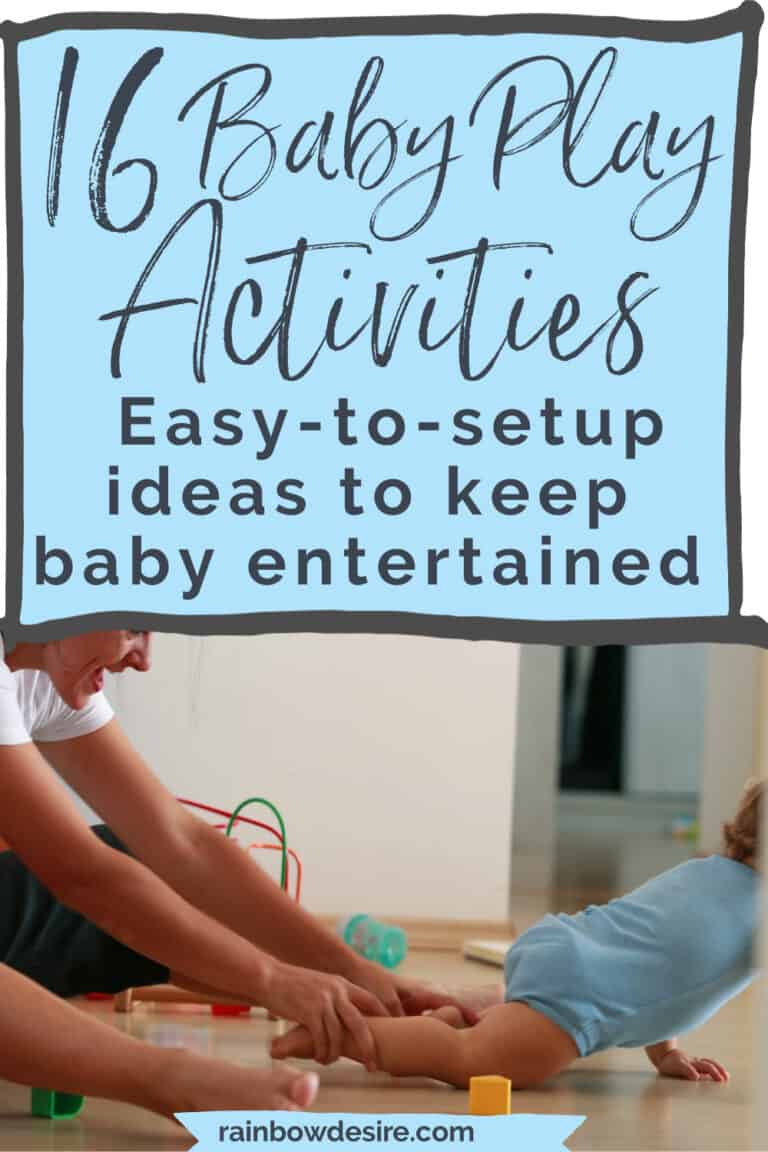 Baby Play Activities - Fun Ideas That Are Easy To Set Up - Rainbow Desire