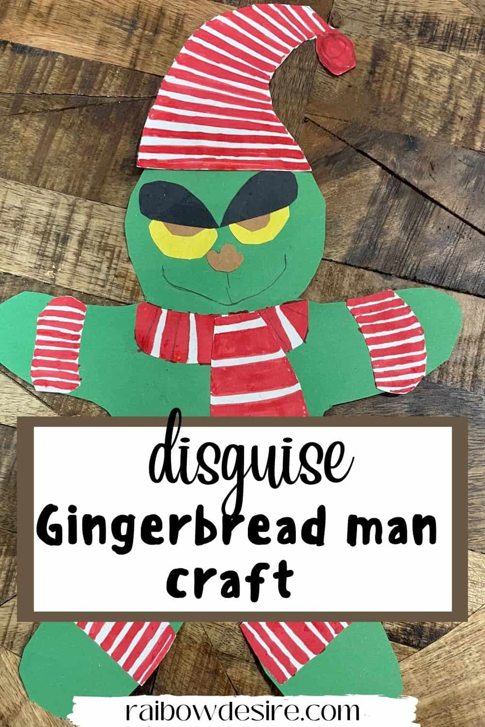 Disguise Gingerbread man cookie project idea for Christmas Crafts ...