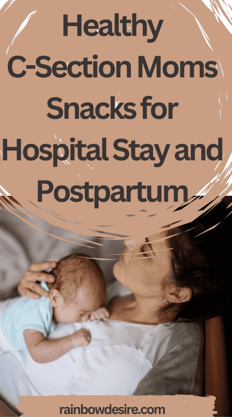 Postpartum Snacks for C section moms - Nourishing and Convenient ...