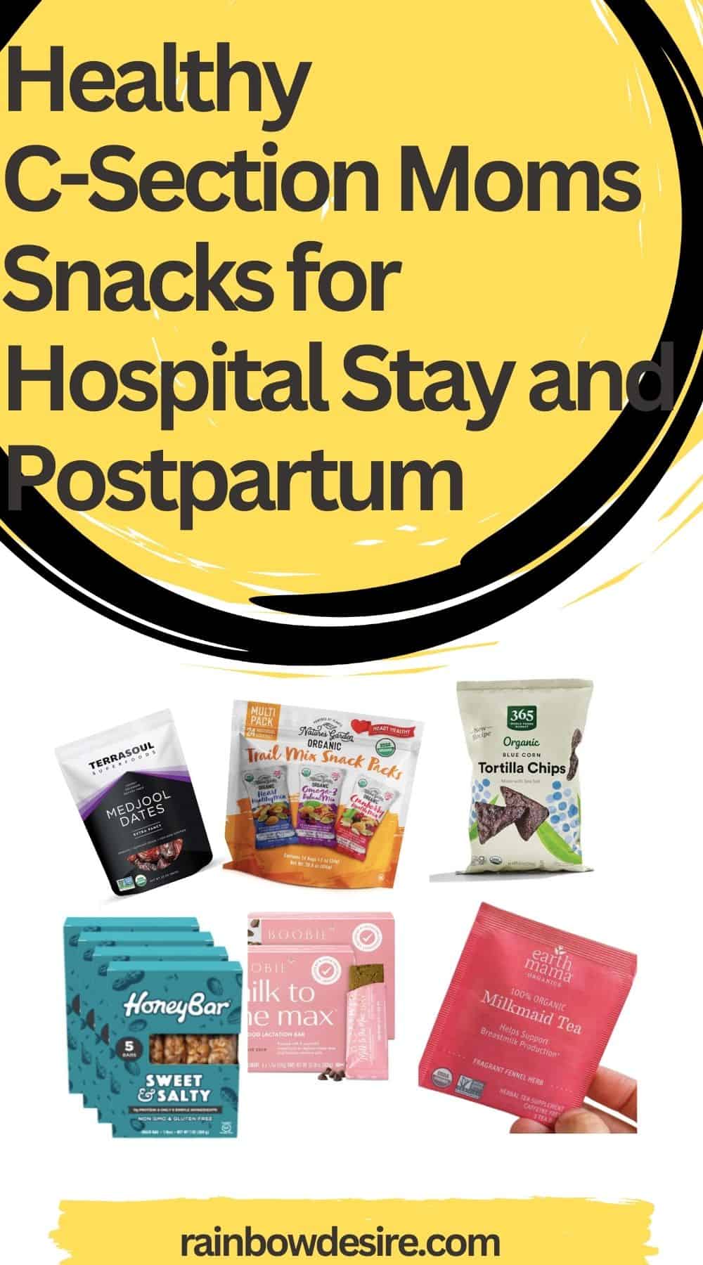 Postpartum Snacks for C section moms - Nourishing and Convenient ...